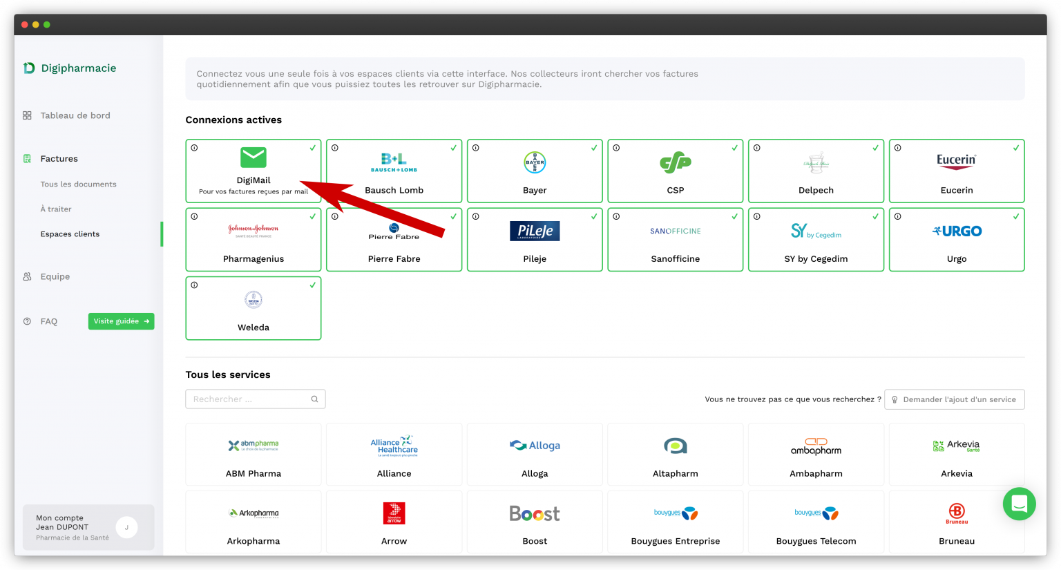 Configurer une redirection depuis gmail - Digipharmacie