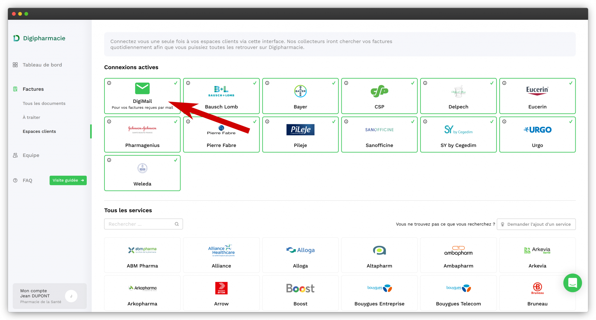 Configurer une redirection depuis gmail - Digipharmacie